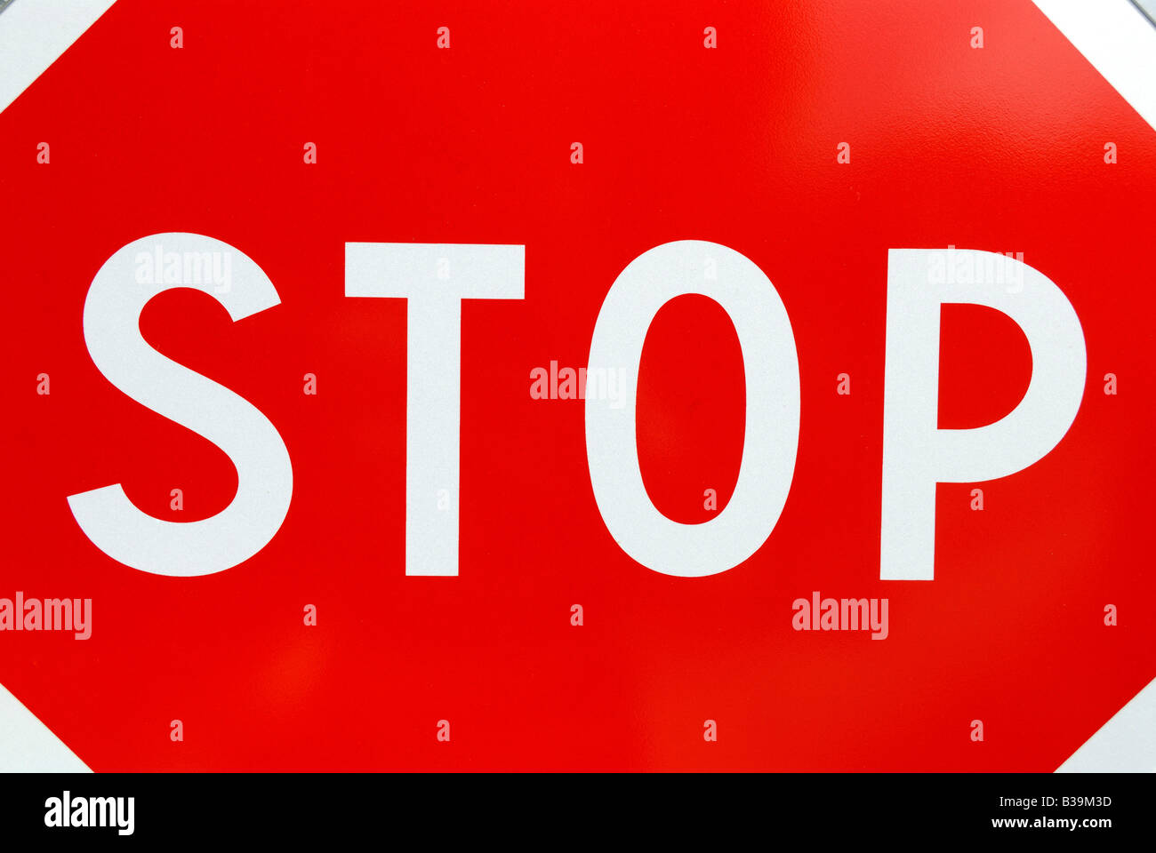 Stock photo of a Stop road sign Stock Photo - Alamy