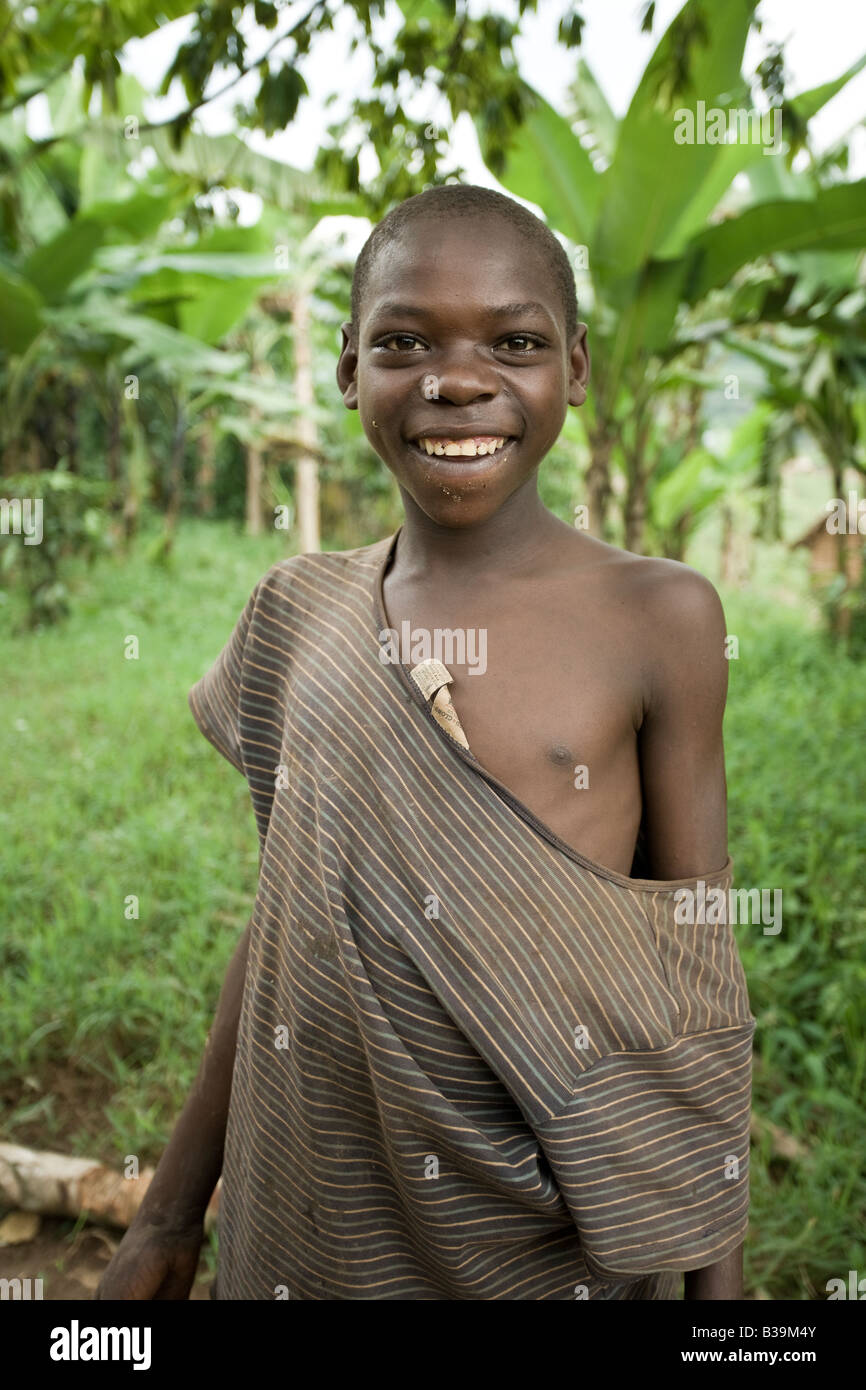 boy in Uganda Stock Photo - Alamy