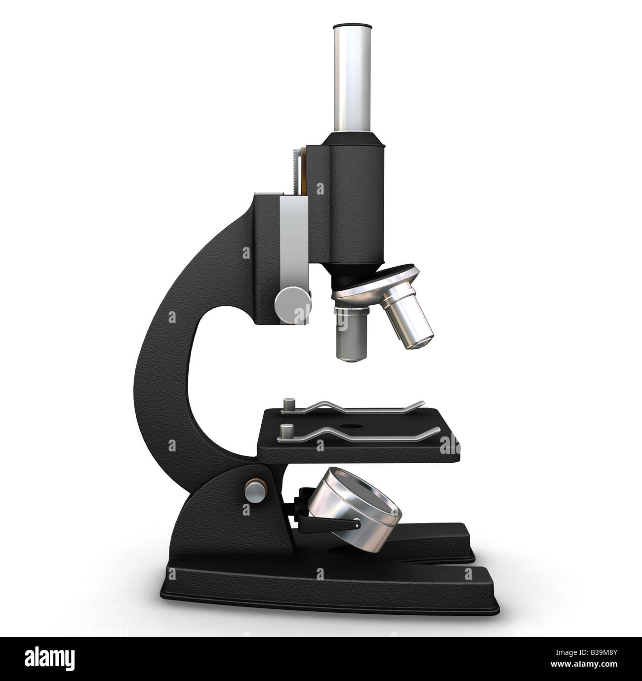 3D render of a microscope Stock Photo - Alamy