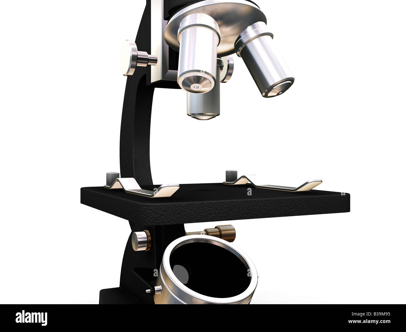 3D render of a microscope Stock Photo - Alamy