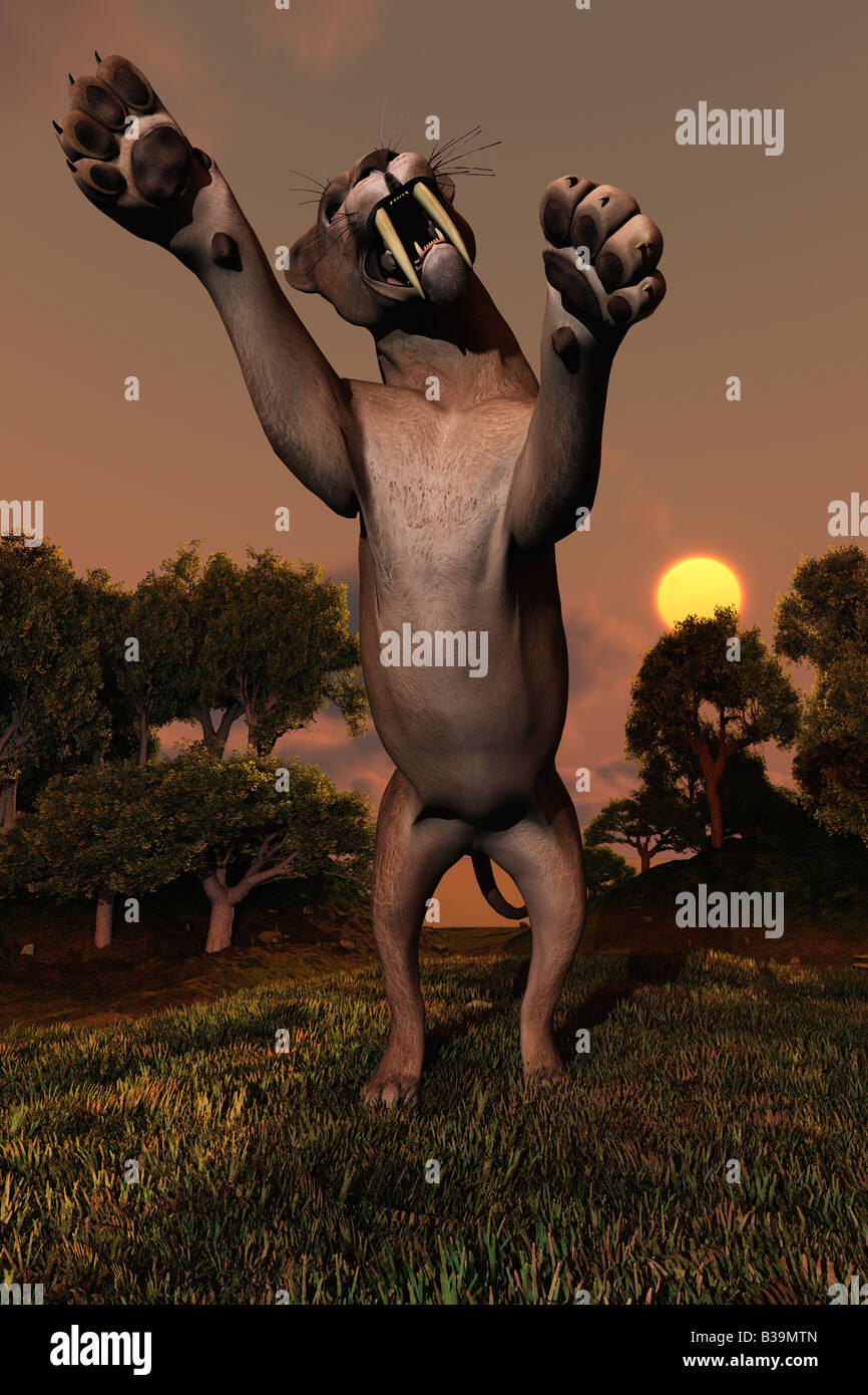 Sabertooth hi-res stock photography and images - Alamy