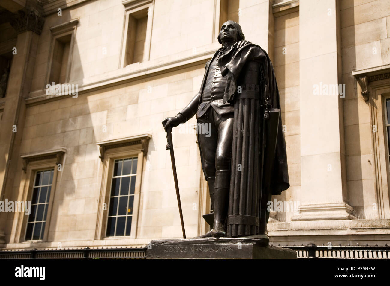 A statue of the first President of the United States of America, Geroge ...
