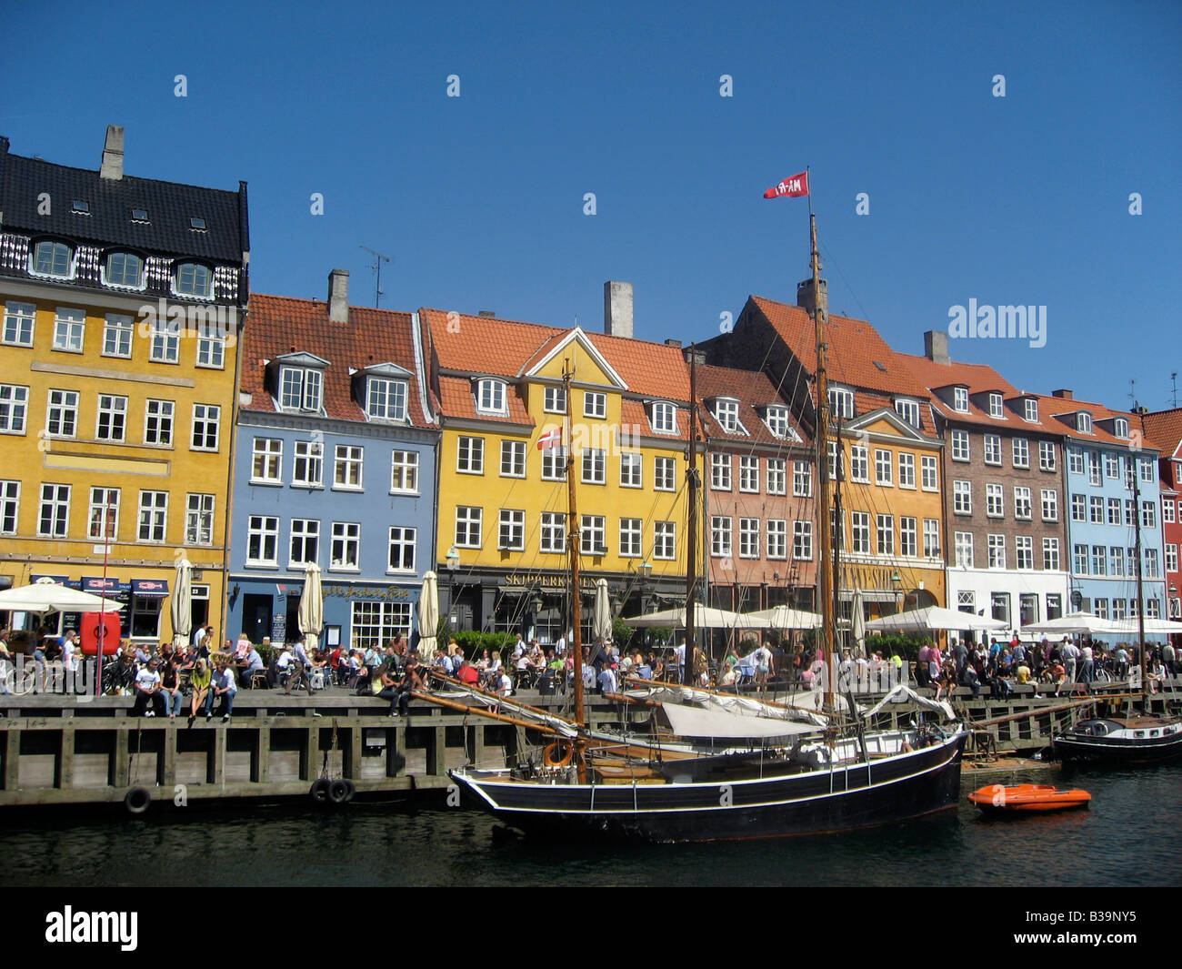 Nyhavn, Copenhagen, Denmark Stock Photo - Alamy