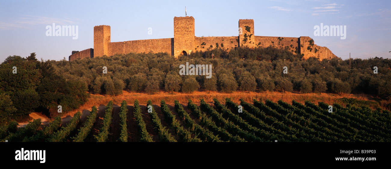 Monteriggioni, Tuscany, Italy Stock Photo - Alamy