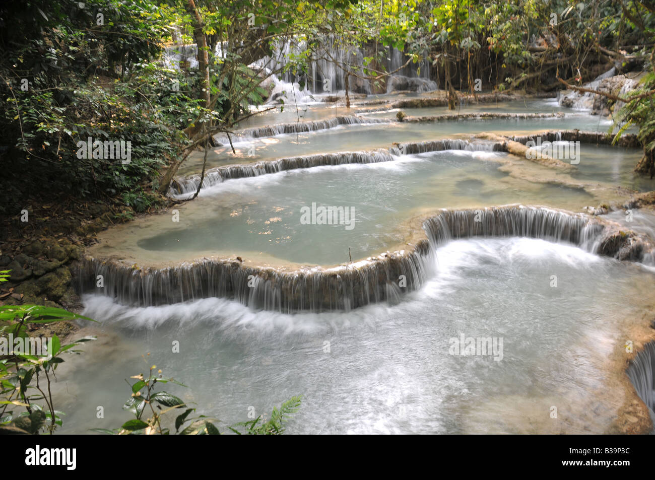 Kuang Xi waterfalls Stock Photo - Alamy