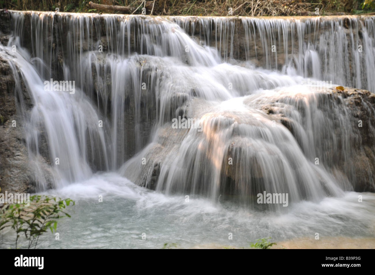 Kuang Xi waterfalls Stock Photo - Alamy