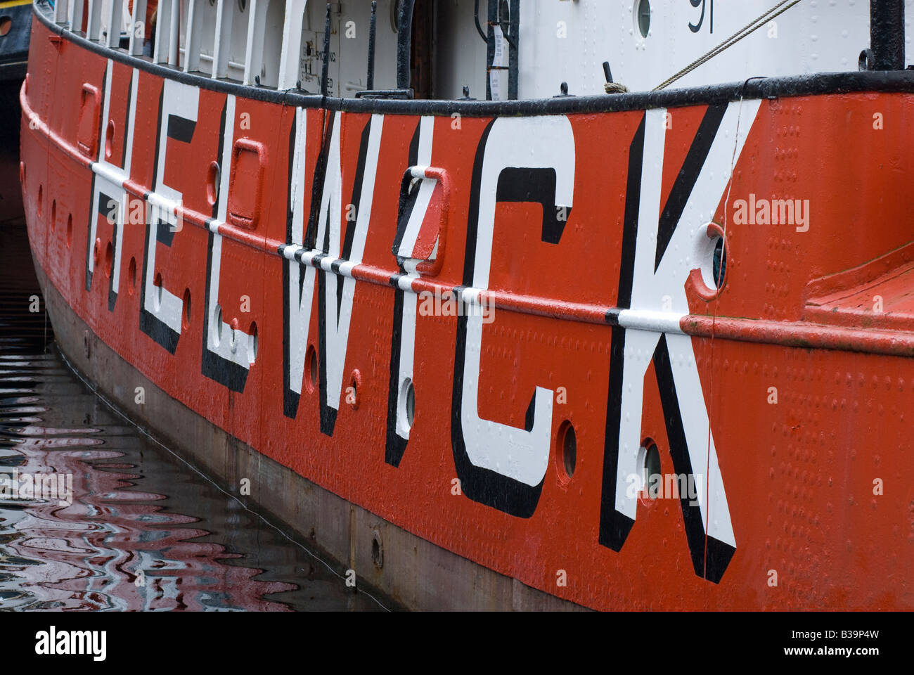 Helwick - Exhibit at the Maritime Museum Swansea Stock Photo - Alamy