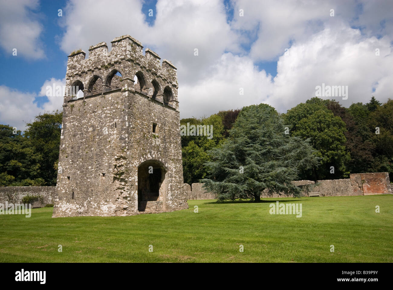 Lamphey Palace Wales Stock Photo - Alamy