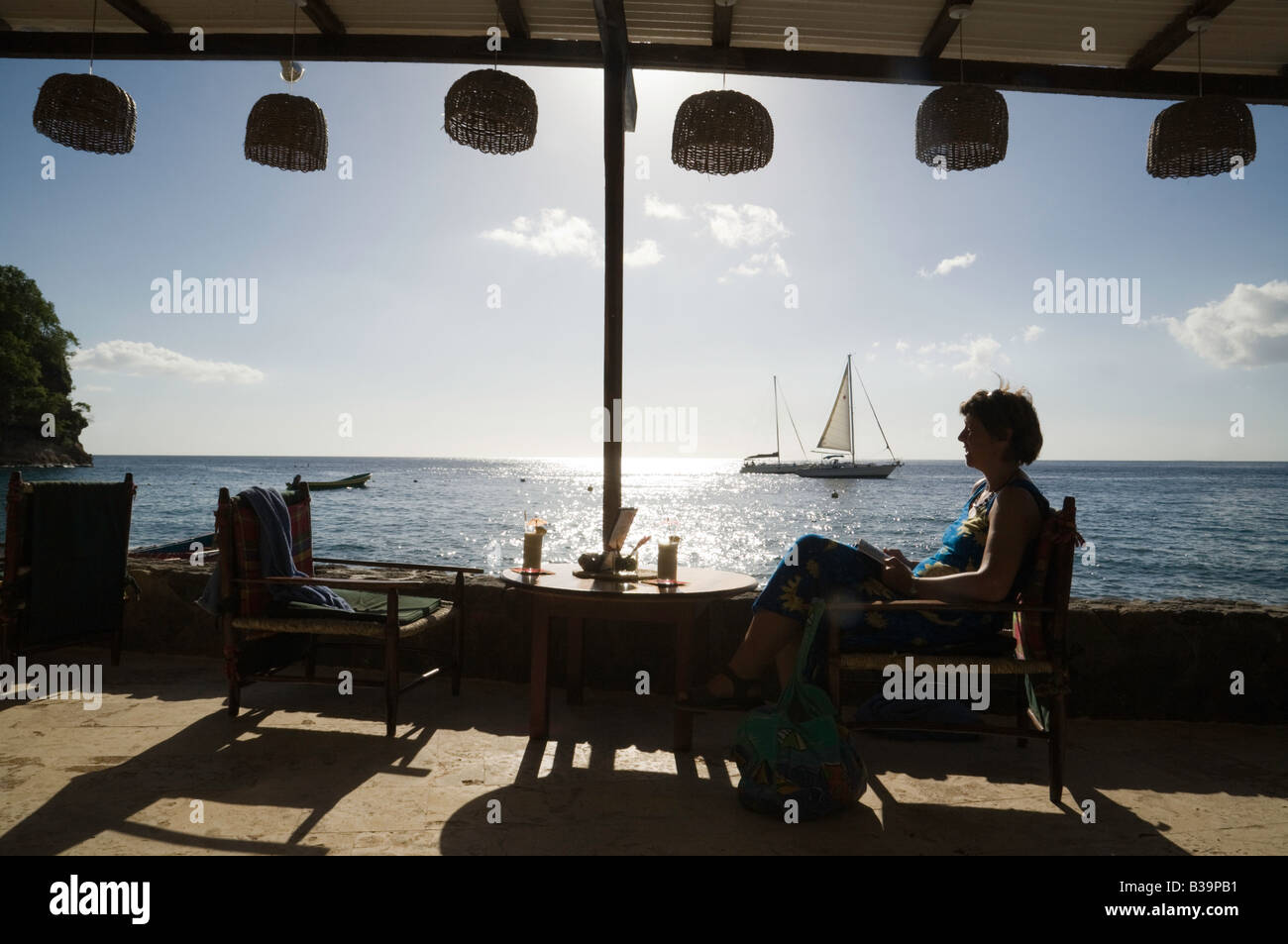 Caribbean beach bar hi-res stock photography and images - Alamy