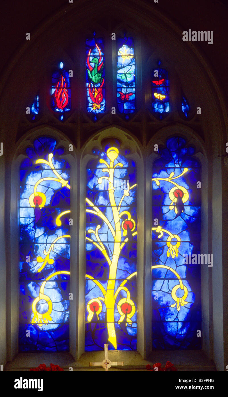 John Piper modern 20th century Stained glass Totternhoe Bedfordshire ...