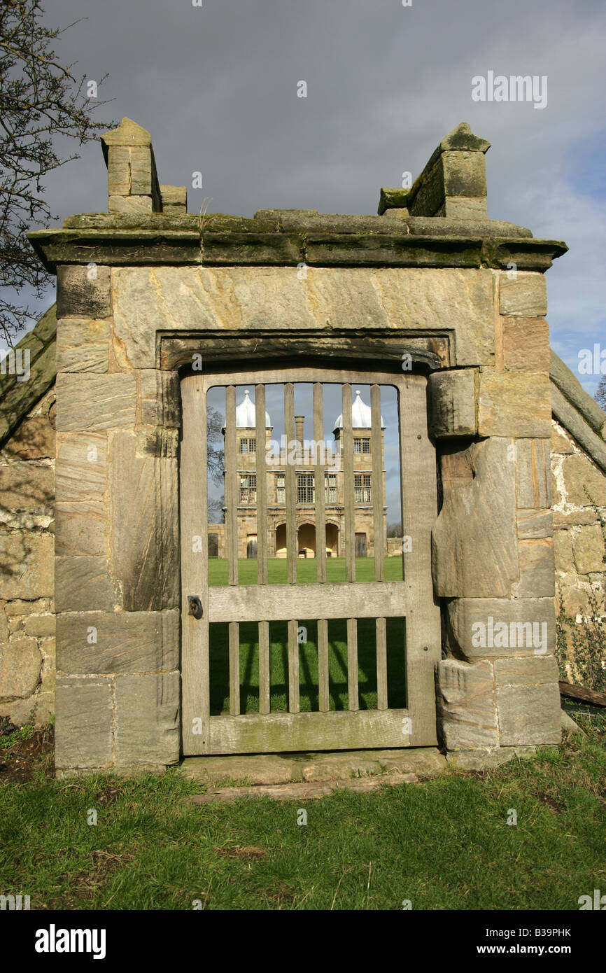City of Derby, England. Entrance gate to the former bowling green area ...