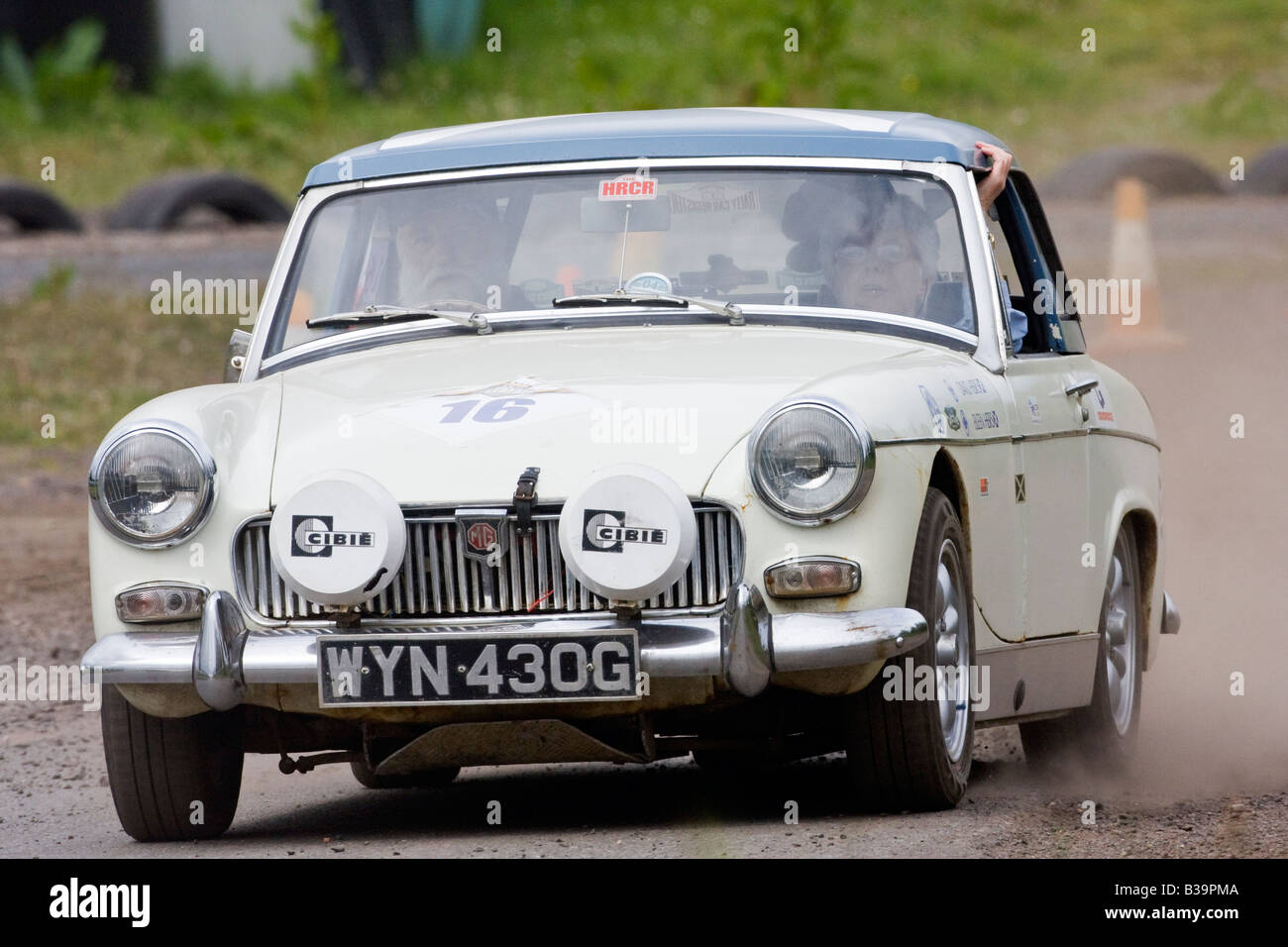 1969 MG Midget Classic Vehicle Autotest Rally Knockhill Fife Scotland ...