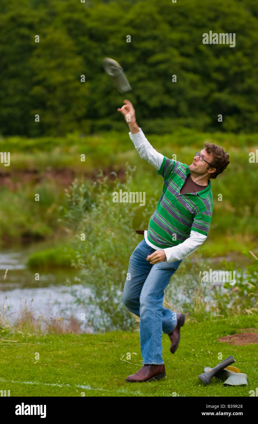 Welly throwing hi-res stock photography and images - Alamy