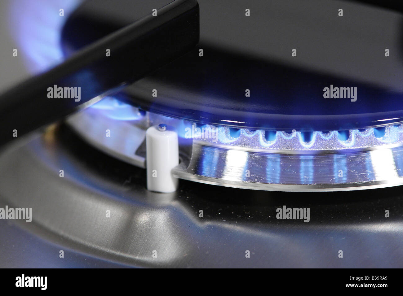 Gas burner - closeup Stock Photo - Alamy