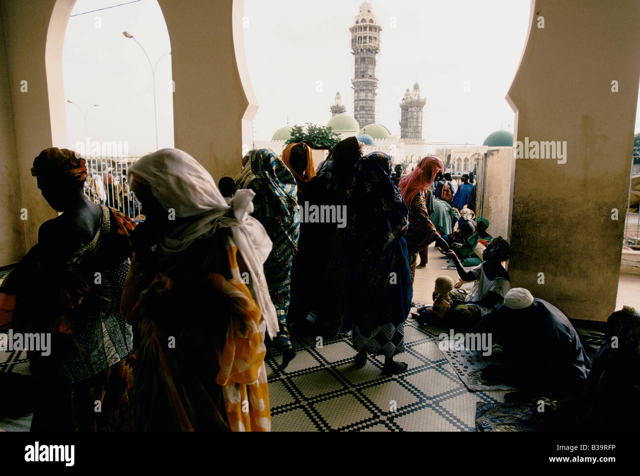 'TOUBA, AFRICA'S LITTLE MECCA', ENTRANCE TO THE LIBRARY OF THE MOURIDE ...
