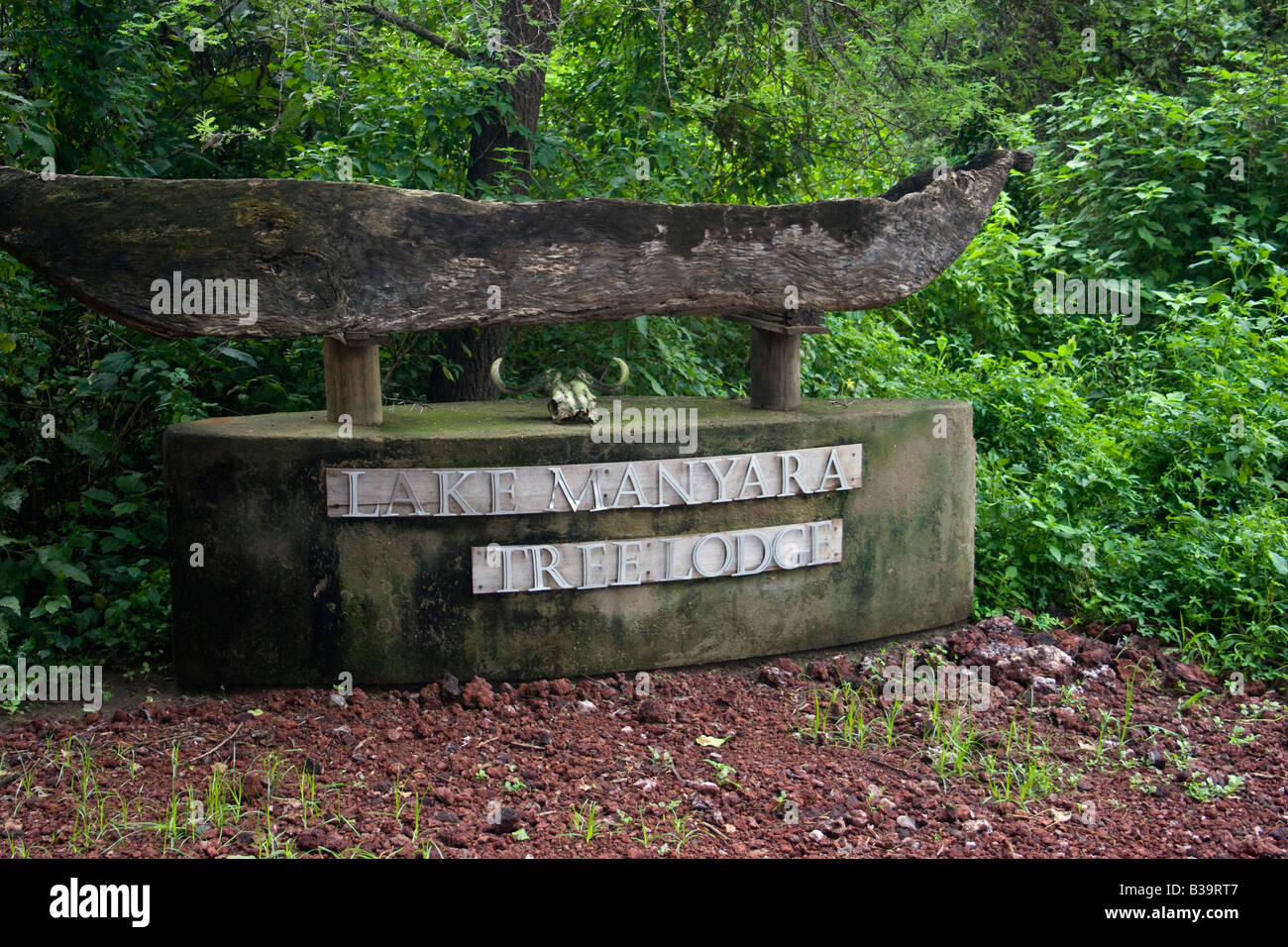 Sign of the LAKE MANYARA TREE LODGE LAKE MANYARA NATIONAL PARK TANZANIA ...