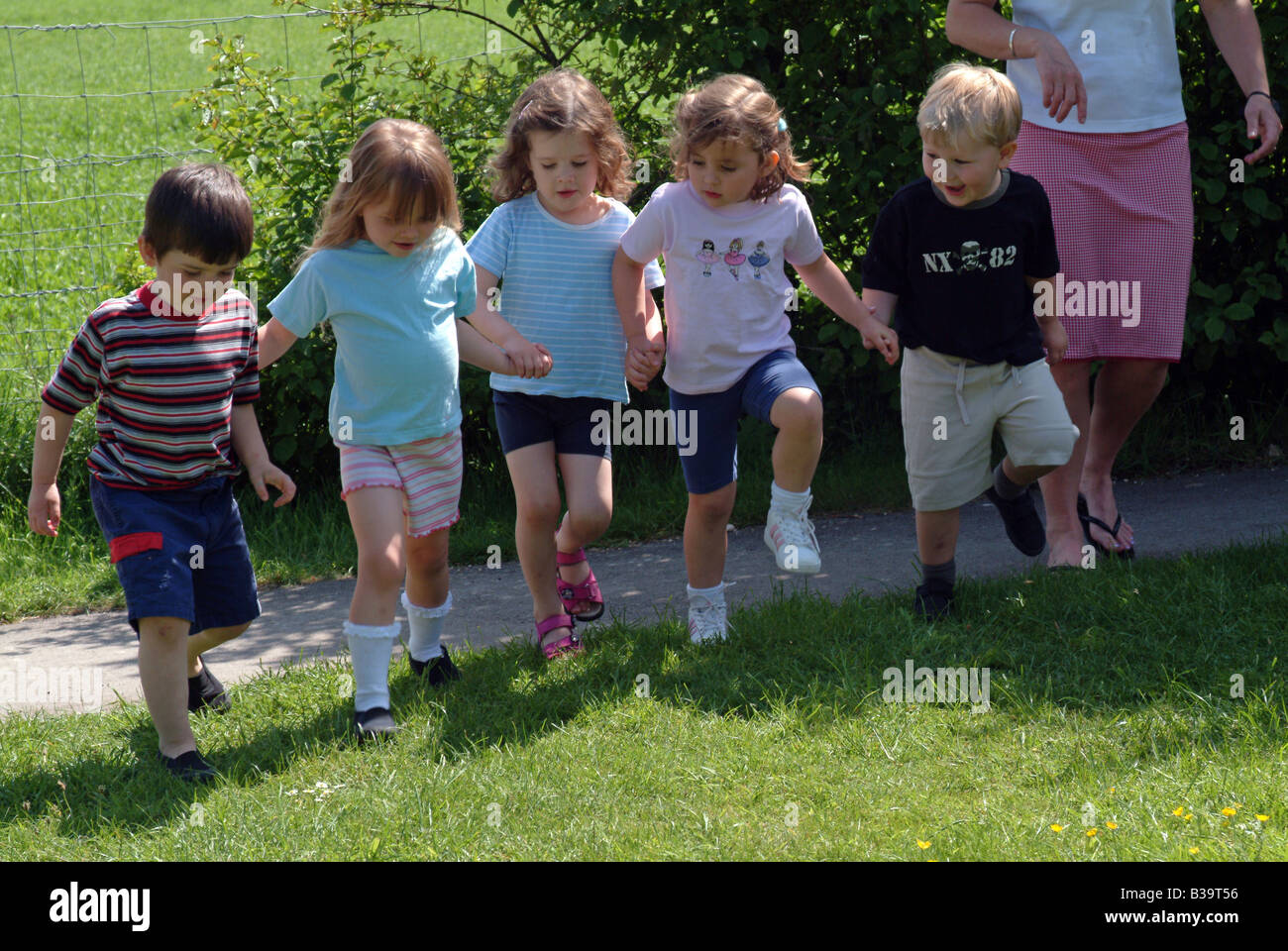 Children playing at creche hi-res stock photography and images - Alamy