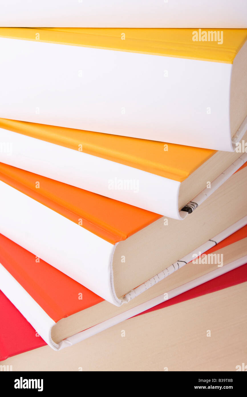 Pile of colorful books Stock Photo - Alamy