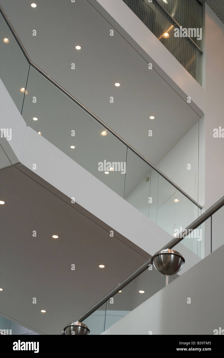 Interior of the Perlan Pearl water storage tower exhibition centre ...