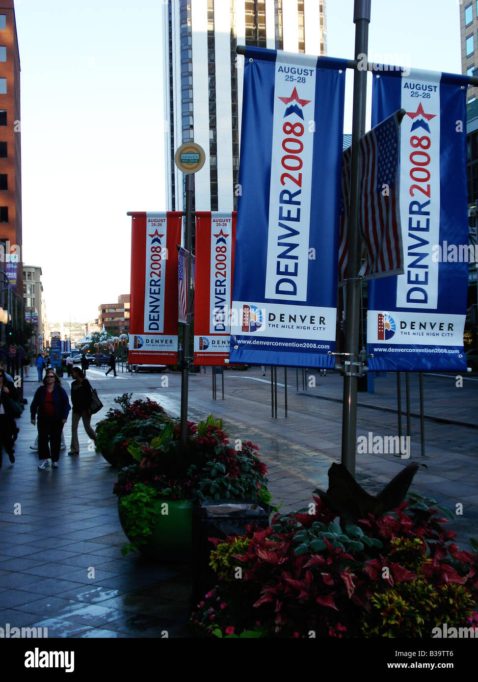 2008 Democratic National Convention Signs Stock Photo - Alamy