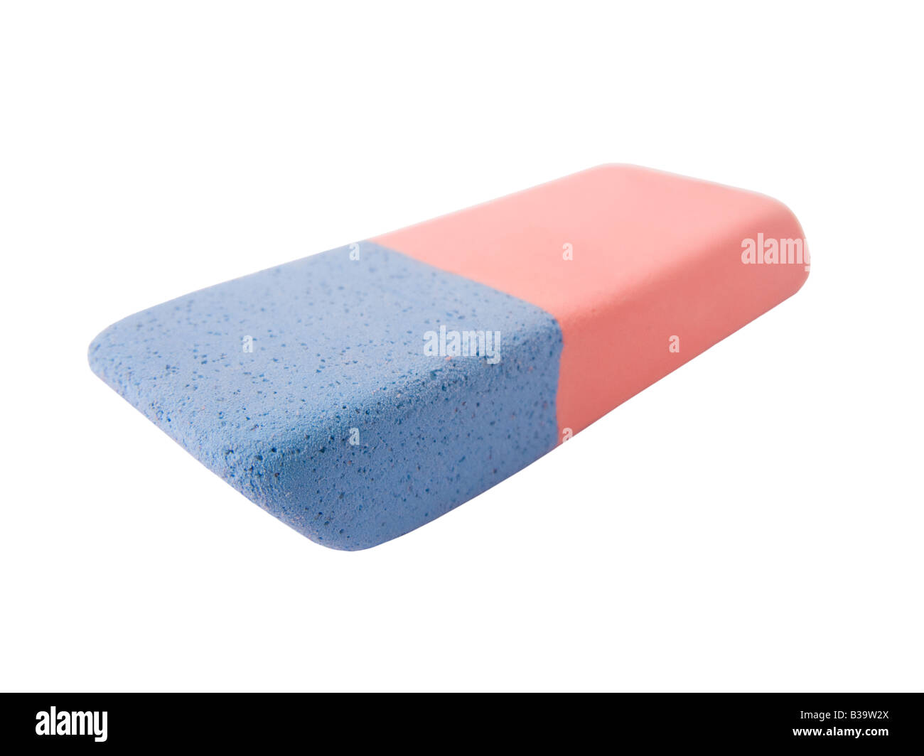 Eraser isolated on a white background Stock Photo - Alamy