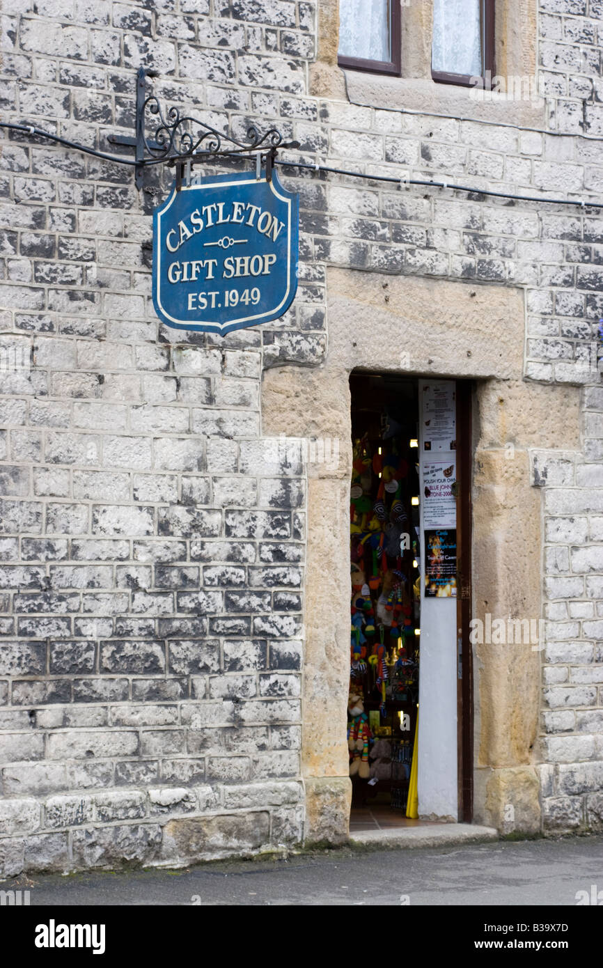 Castleton Gift shop Stock Photo - Alamy