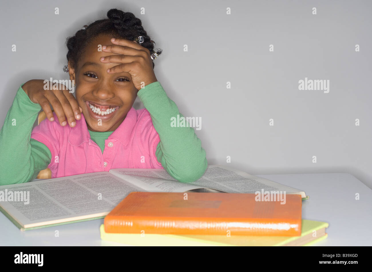 African girl studying Stock Photo - Alamy