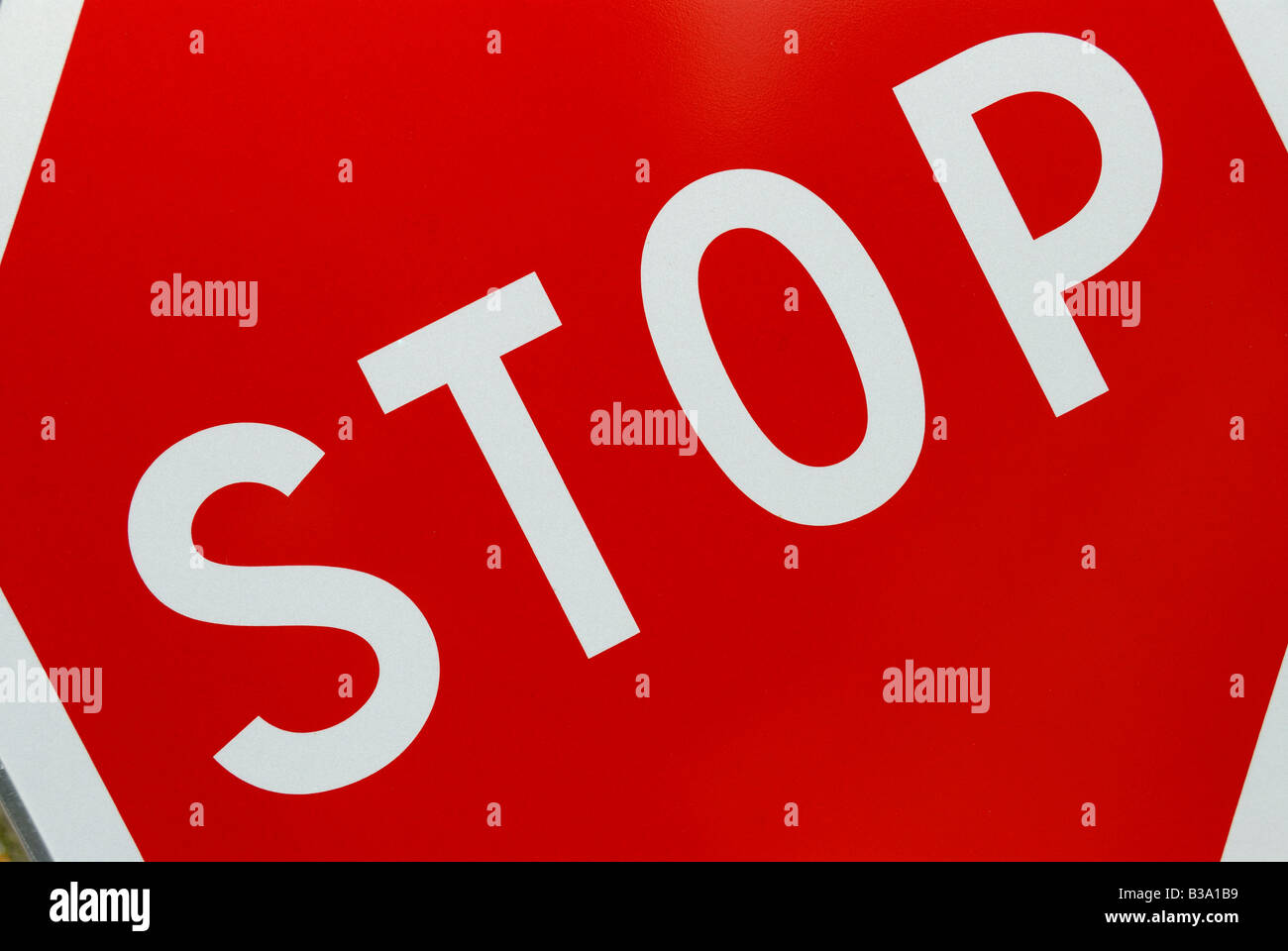 Stock photo of a Stop road sign Stock Photo - Alamy