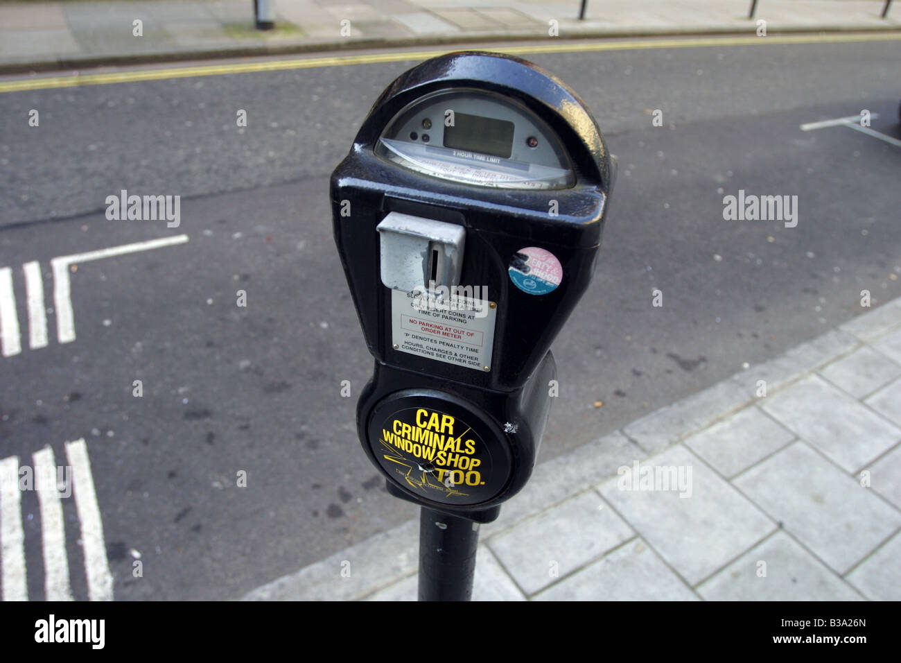 A car parking meter London Stock Photo - Alamy