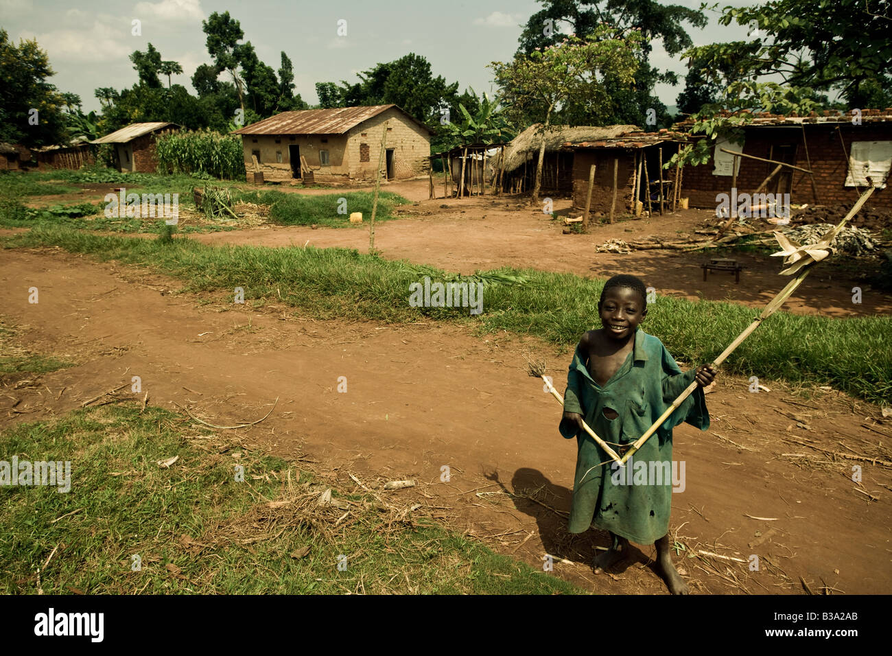 Poor village africa uganda hi-res stock photography and images - Alamy