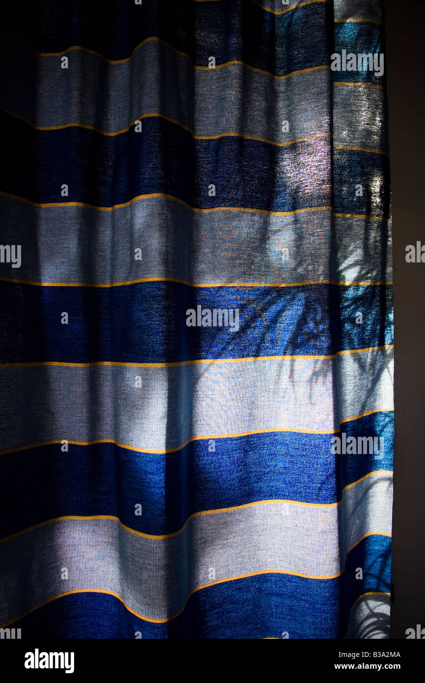 Silhouette backlit curtain hi-res stock photography and images - Alamy