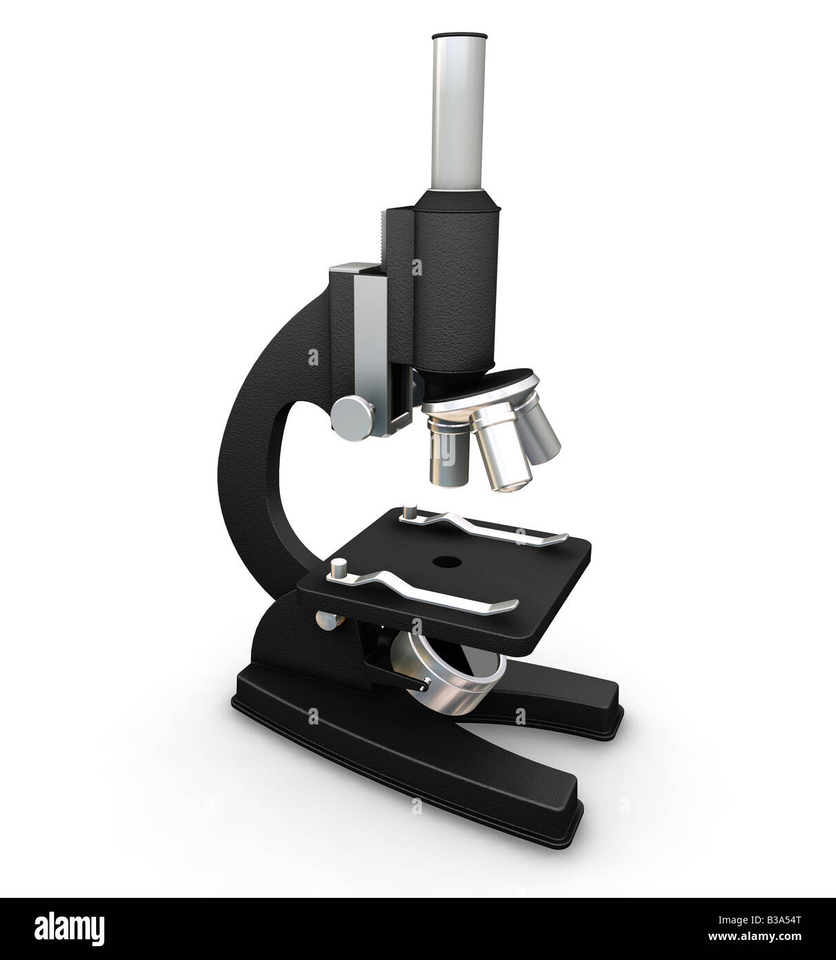 3D render of a microscope Stock Photo - Alamy