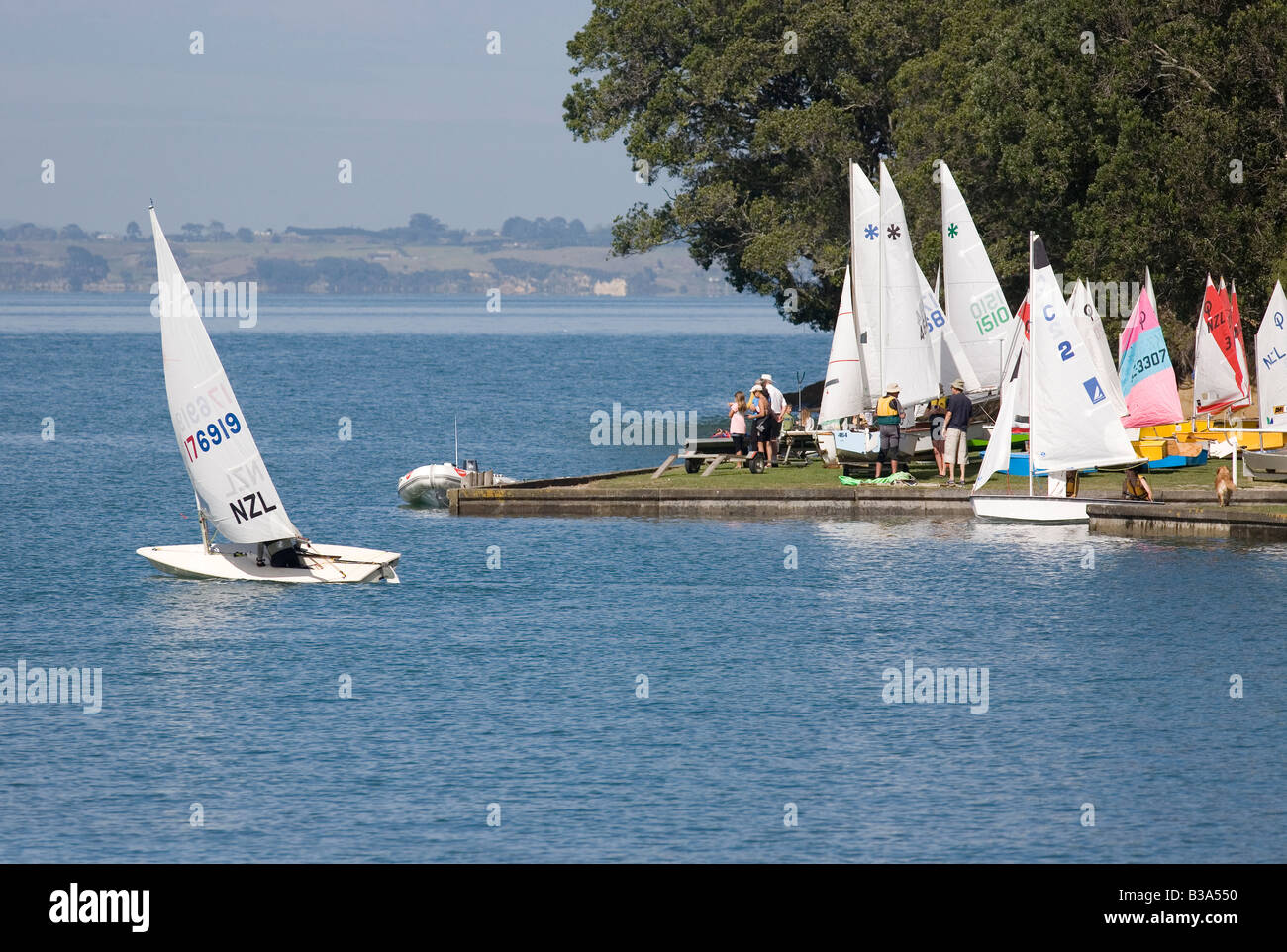 Launching from the boat ramp Stock Photo - Alamy