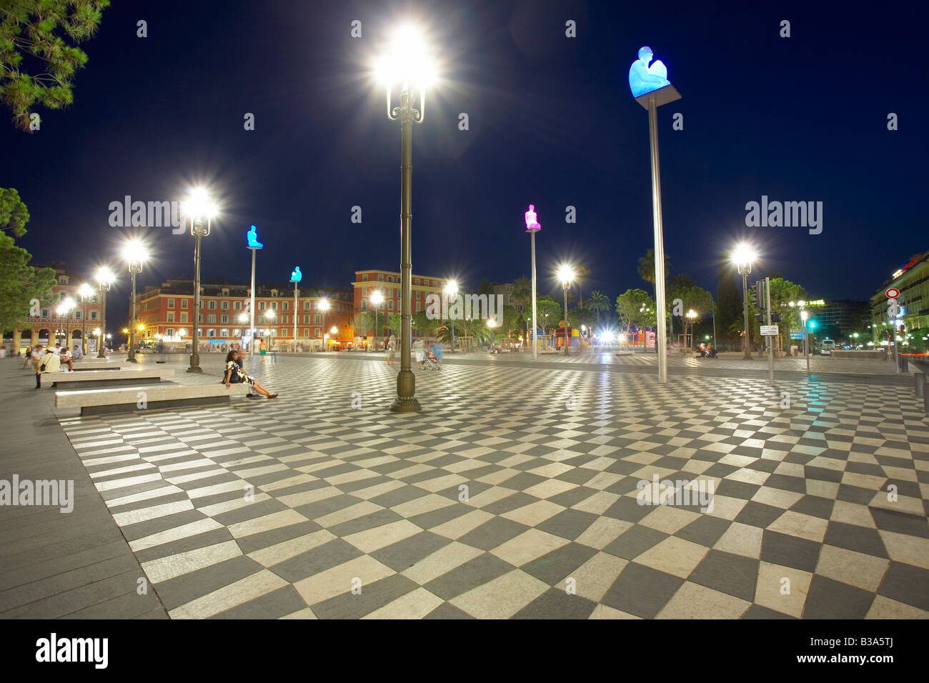 New Massena place in Nice France Stock Photo - Alamy