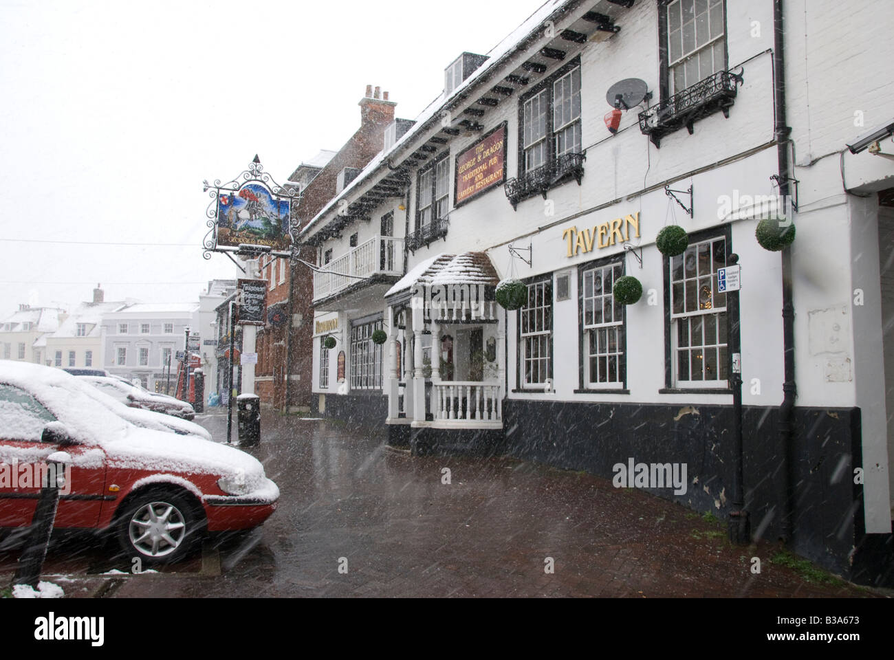 George and Dragon pub and restaurant Westerham Kent England UK Stock ...