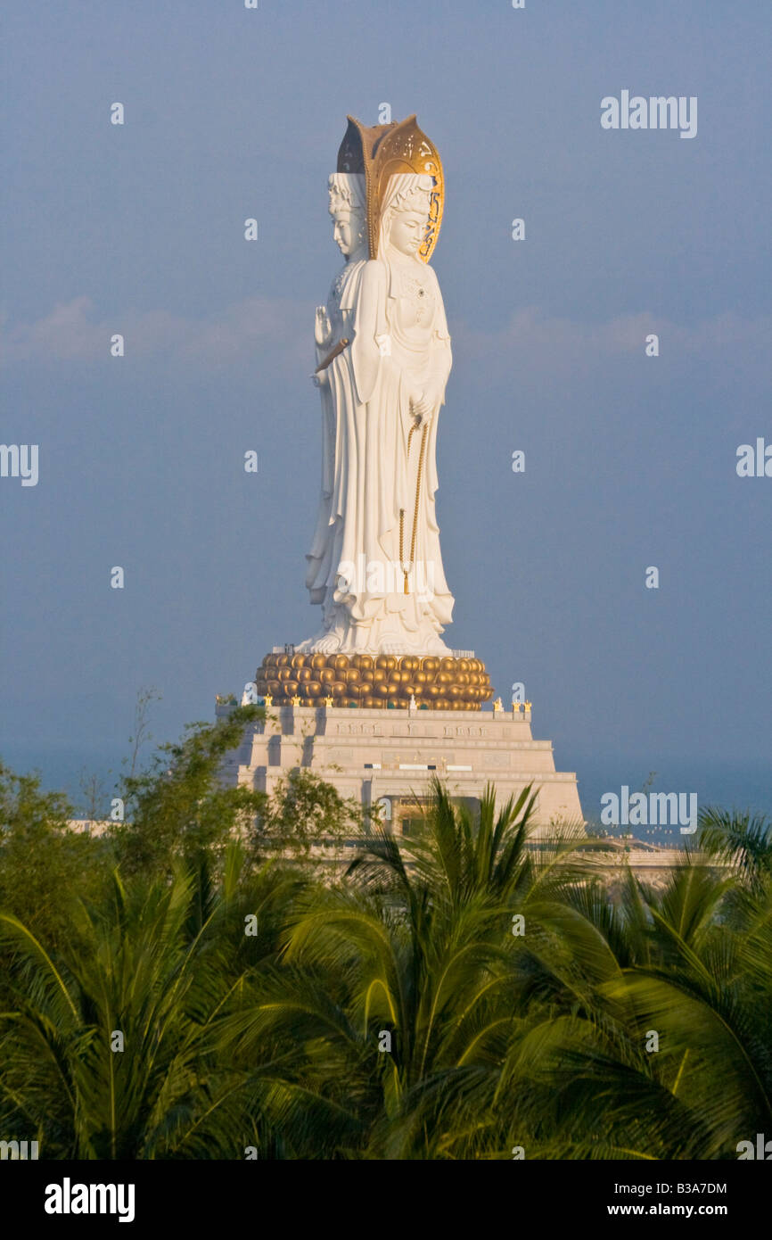108-meter Nanshan Guanyin Statue, Hainan Island, Sanya, China Stock ...