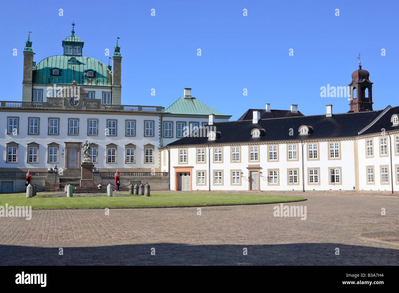 Fredensborg palace and park (1720-1726), near Copenhagen, Denmark Stock ...