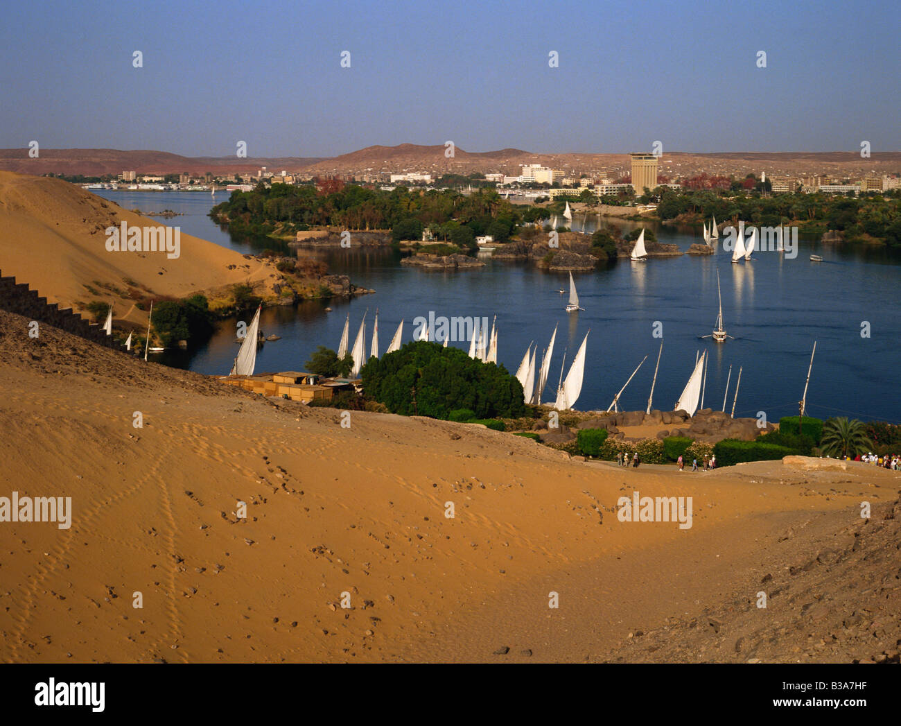 River Nile, Aswan, Egypt Stock Photo - Alamy