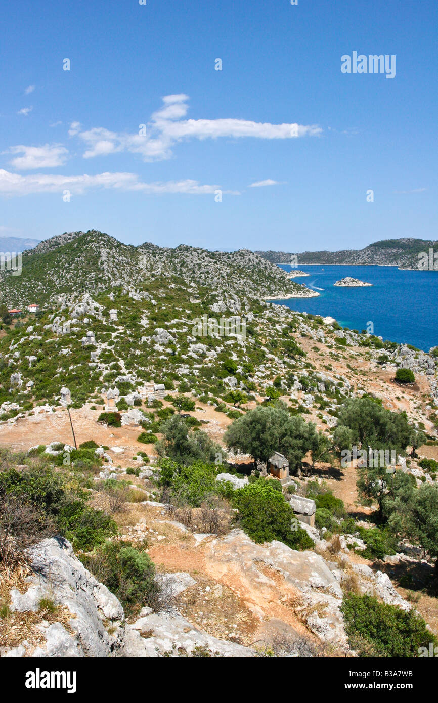 Turkey, Kalekoy, Crusader fortress Stock Photo - Alamy