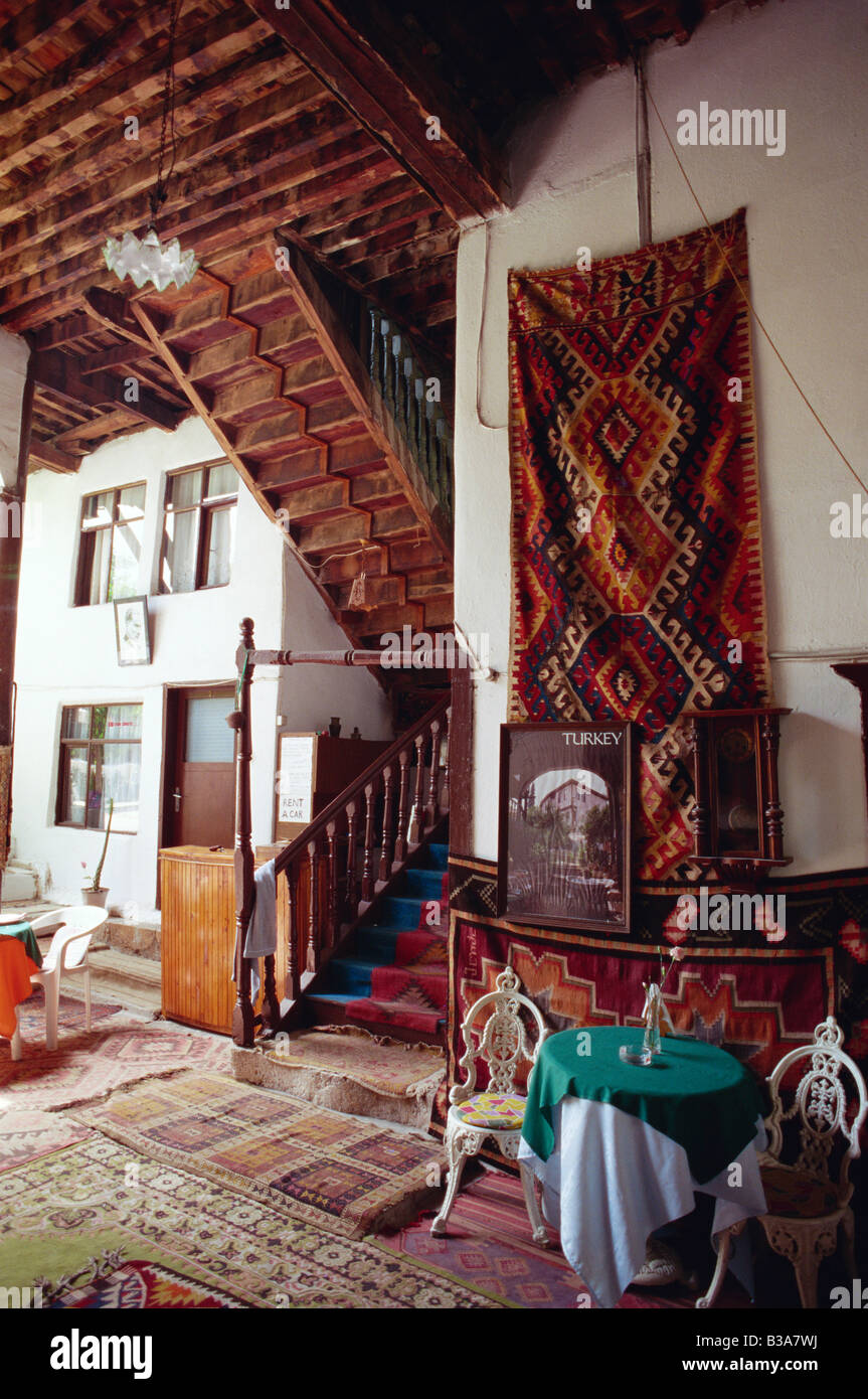 Courtyard of traditional house, Antalya, Turkey Stock Photo - Alamy
