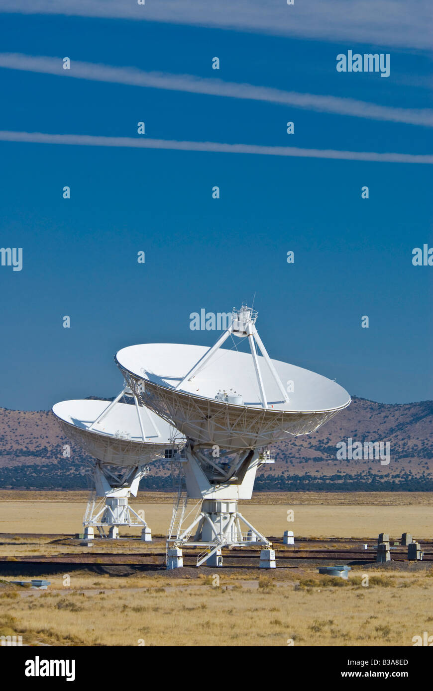 USA, New Mexico, VLA (Very Large Array) of the National Radio Astronomy ...