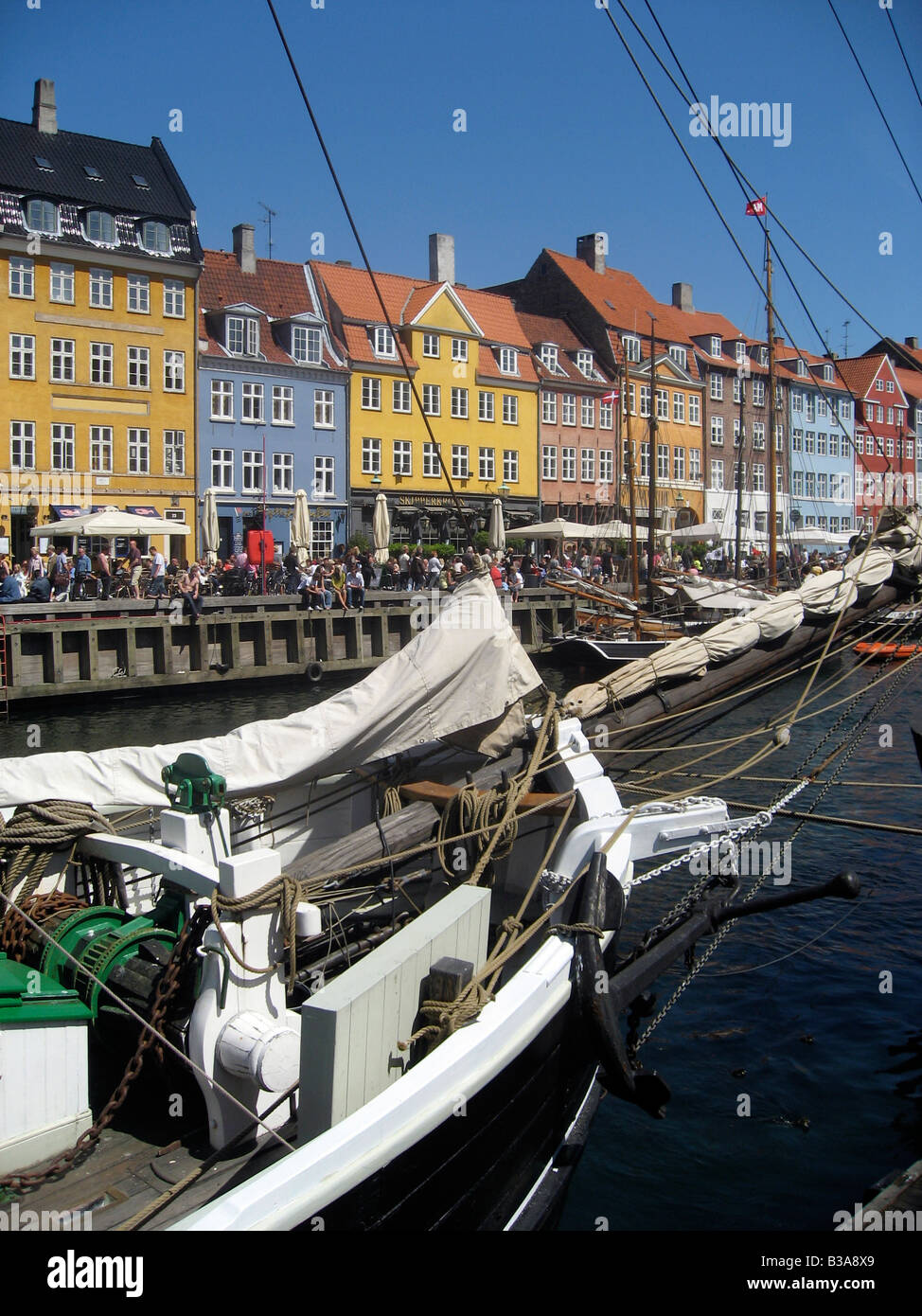 Nyhavn, Copenhagen, Denmark Stock Photo - Alamy