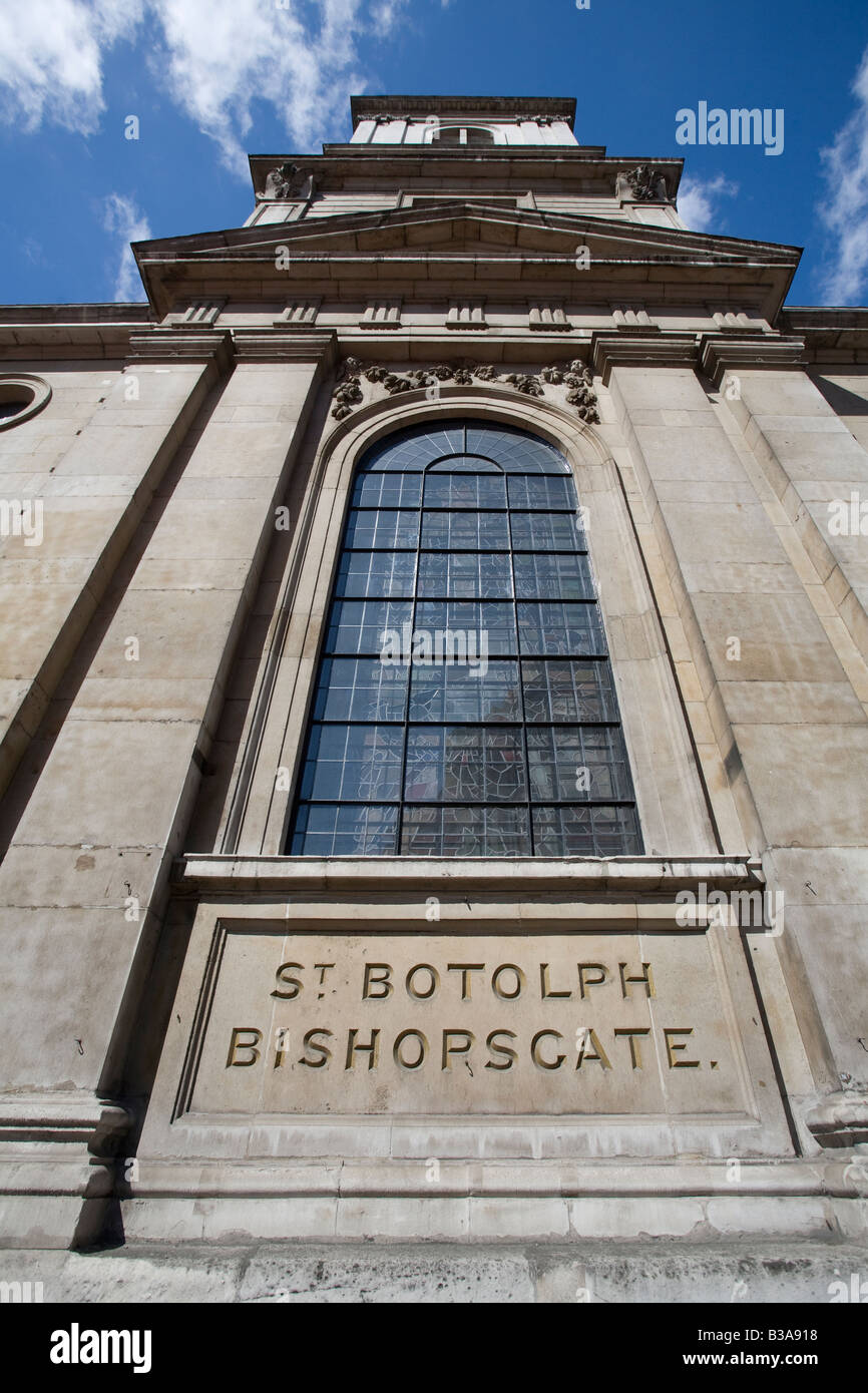 St Botolph without Bishopsgate. The City, London, England Stock Photo ...