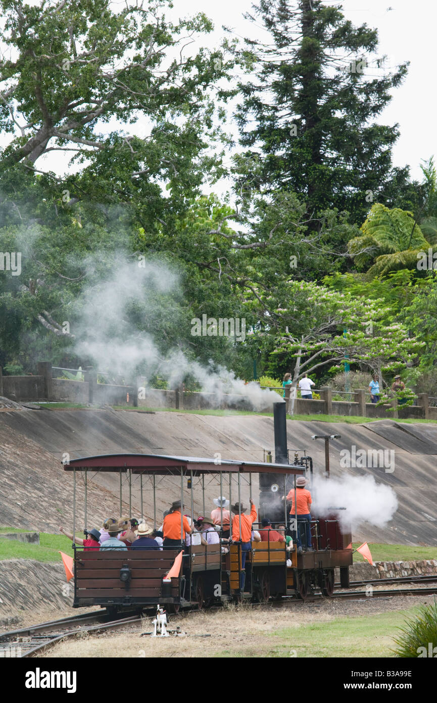 Australia, Queensland, Fraser Coast, Maryborough, Old Steam Train Stock ...