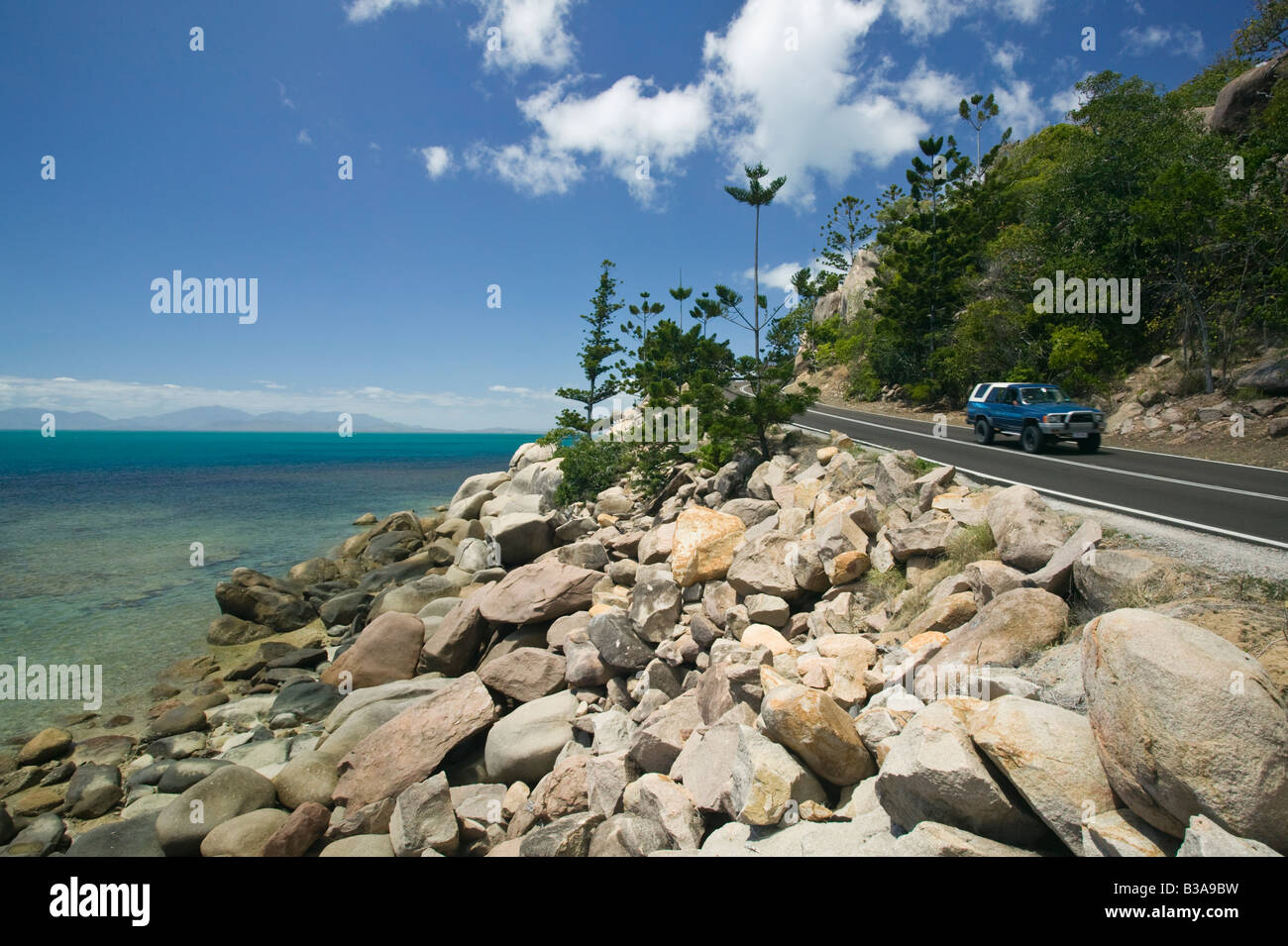 Australia, Queensland, North Coast, Magnetic Island, Rocky Coast of ...