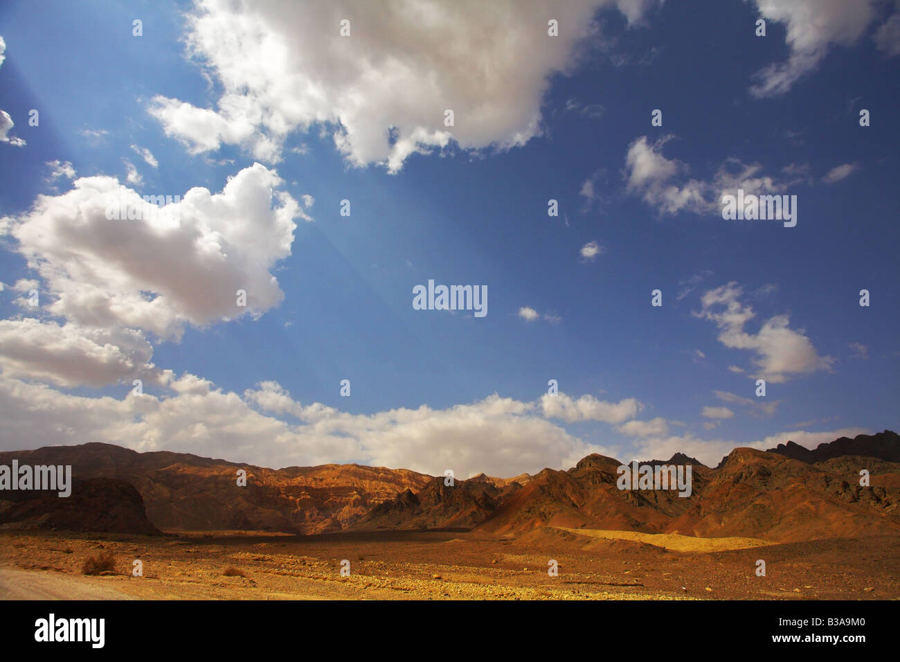 Multi coloured hills from sandstone in desert Sinai Stock Photo - Alamy