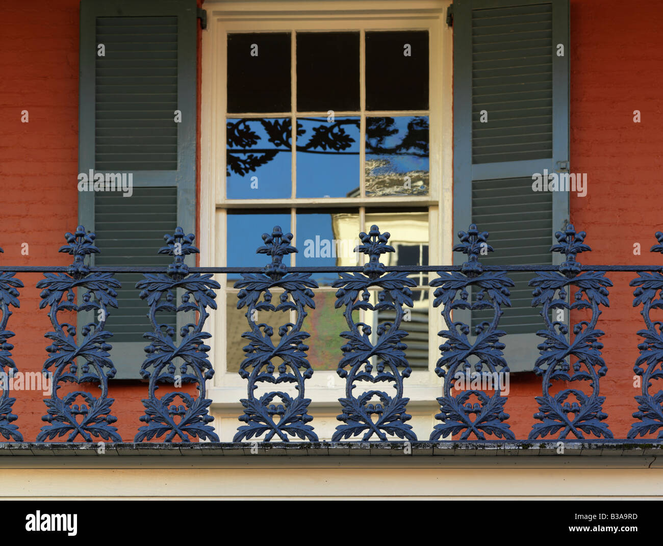 USA,Louisiana New Orleans,French Quarter,French Quarter building with ...