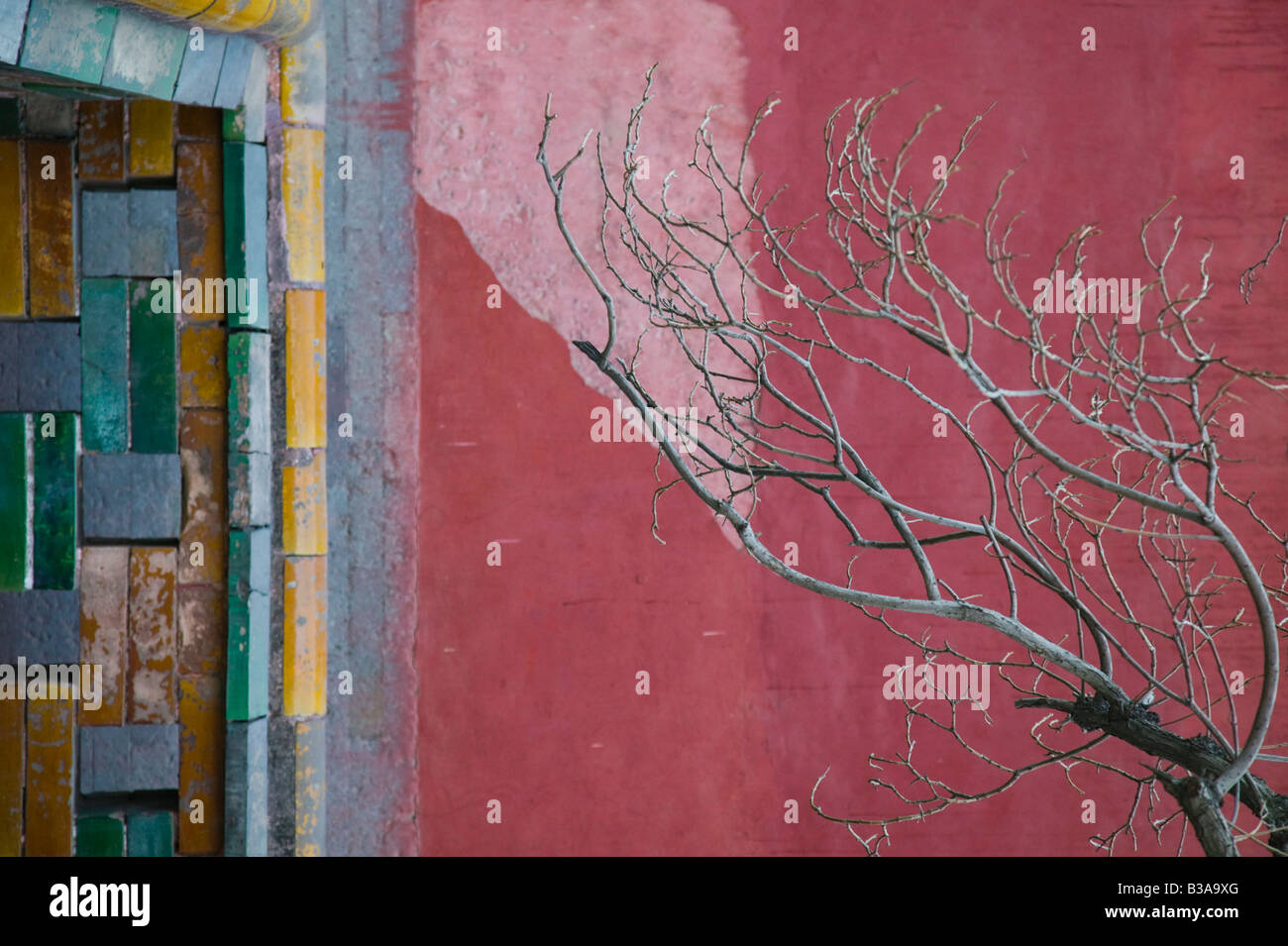 China, Beijing, The Forbidden City, Courtyard Detail Stock Photo - Alamy