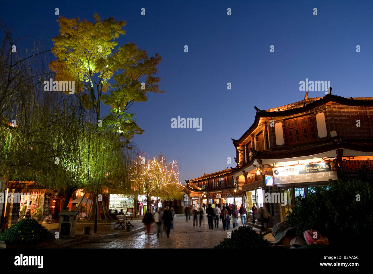 UNESCO Old Town of Lijiang, Yunnan Province, China Stock Photo - Alamy