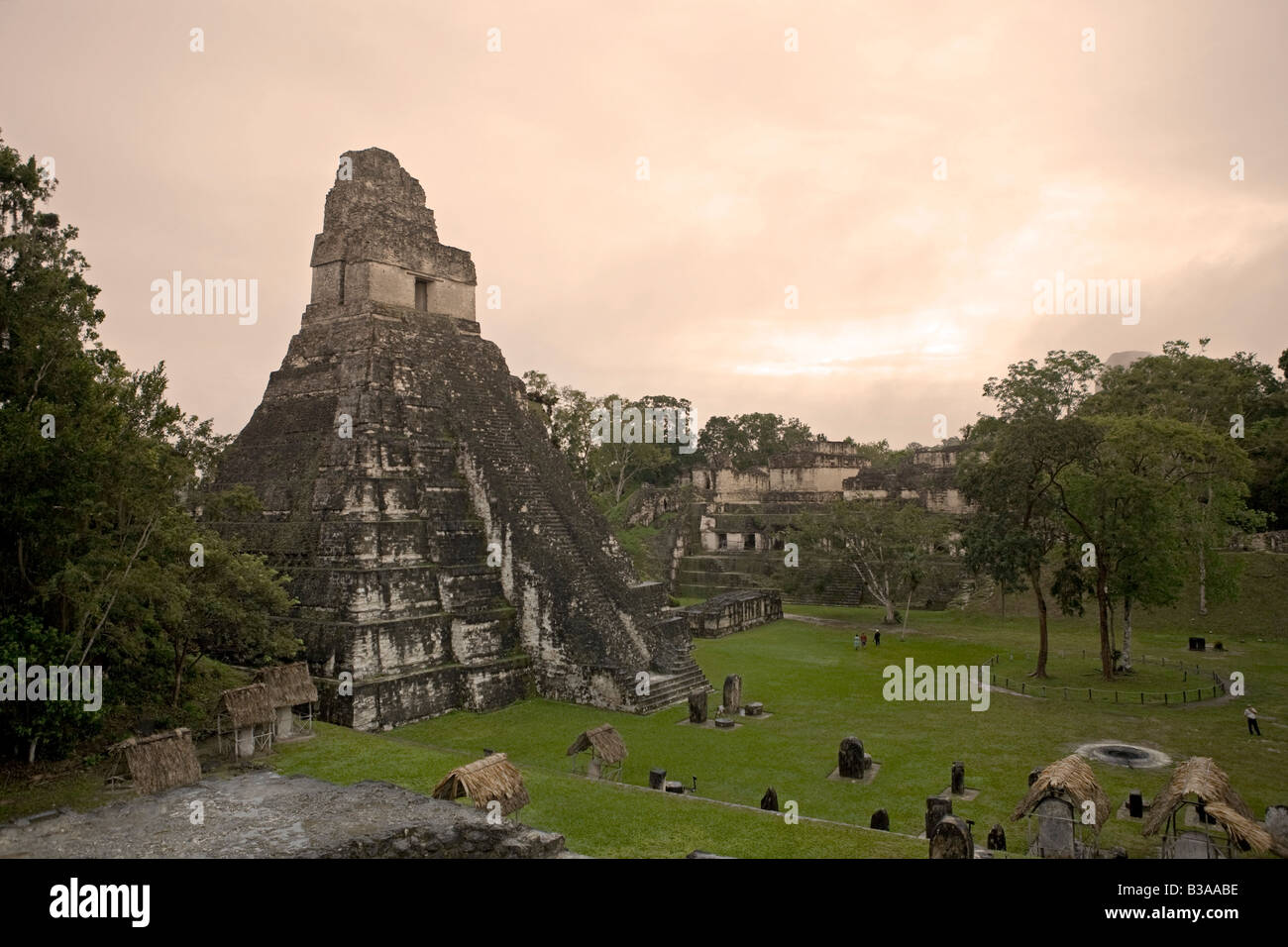 Tikal Pyramid ruins (UNESCO site), Guatemala Stock Photo - Alamy